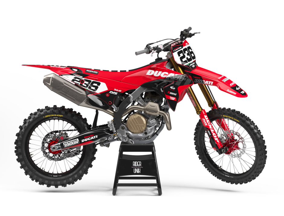 Kit déco Ducati Desmo 450 – Personnalisé | RiderUnik